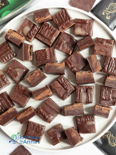 Easy chocolate and mint fudge (After Eight fudge) - Kitchen by Anna K
