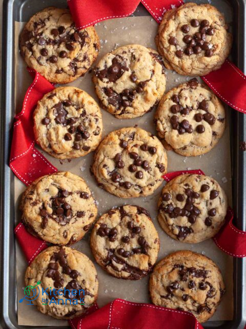 Powdered milk chocolate chip cookies - Kitchen by Anna K