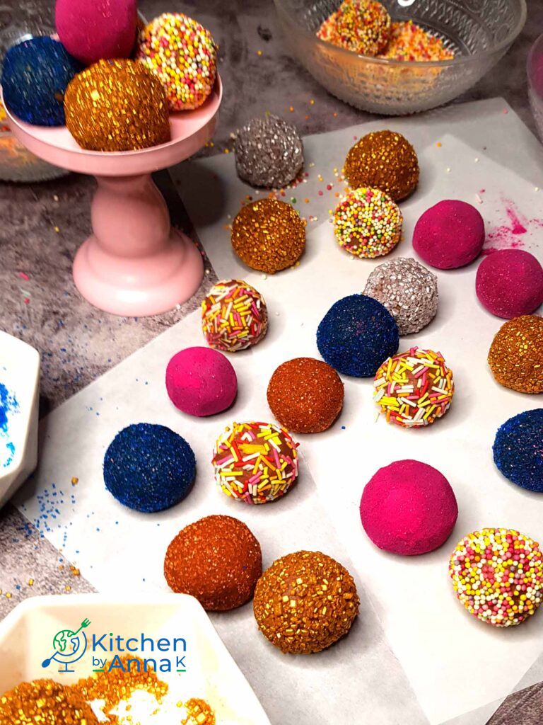 Easy milk chocolate truffles - Kitchen by Anna K